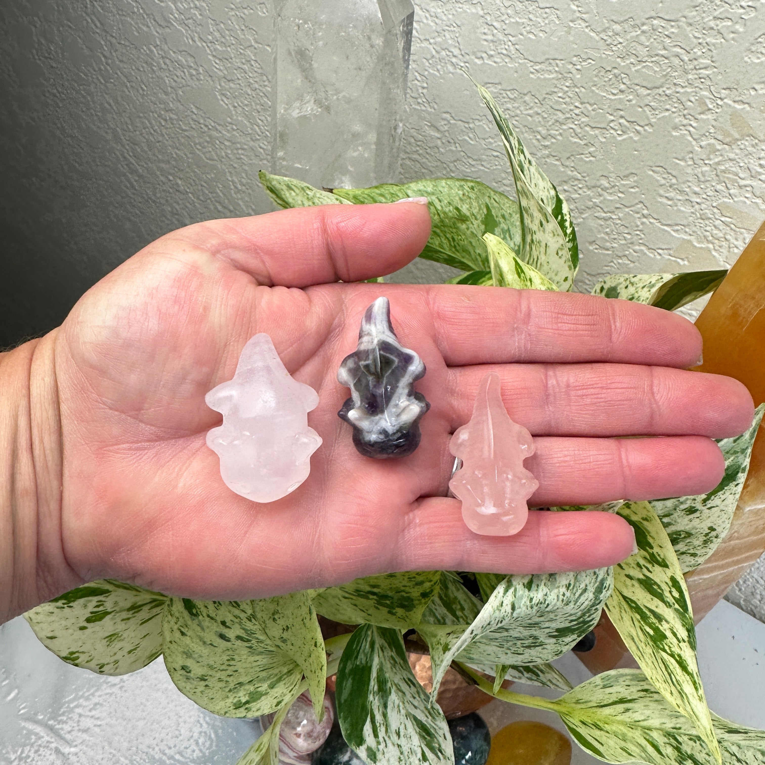 Mini Crystal Axolotl - 1.5 inch – Katie's Mystic Crystals